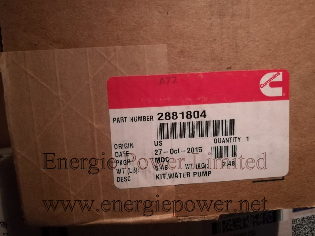 2881804 Water Pump Kit | Cummins Engine Parts