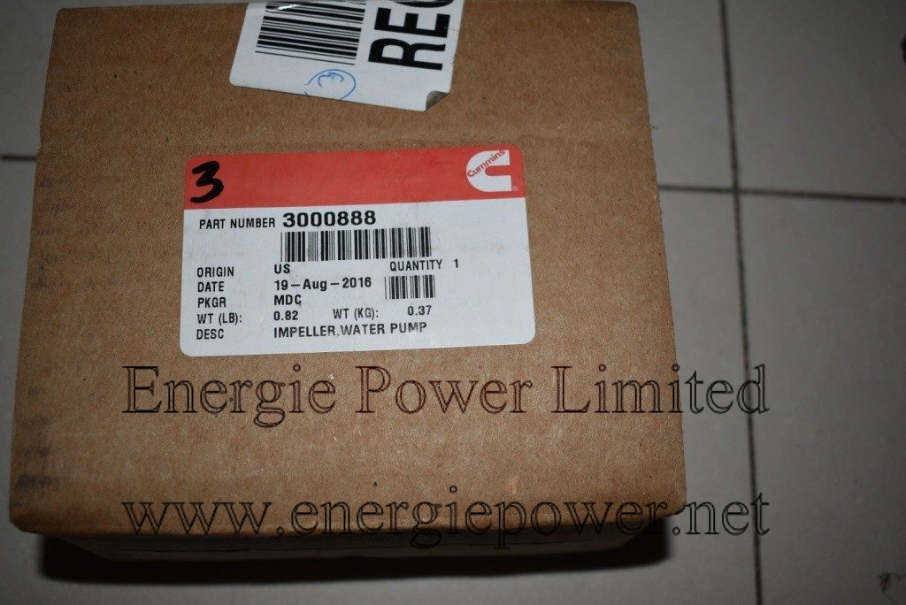 3000888 water pump impeller | Cummins Engine Parts