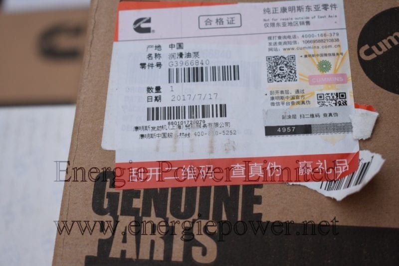 3966840 Lubricating Oil Pump | Cummins Engine Parts