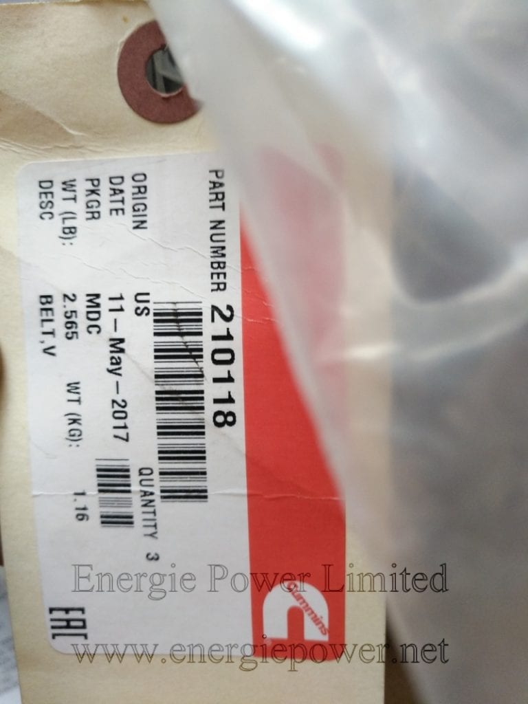 210118 V Belt | Cummins Engine Parts