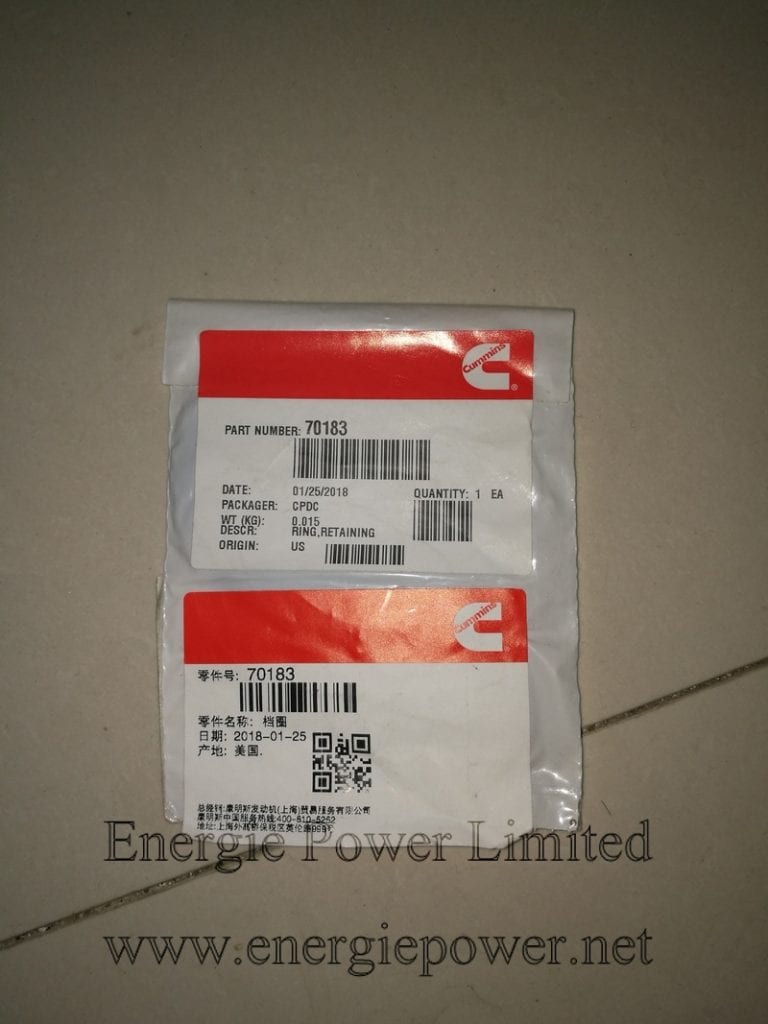 70183 Retaining Ring | Cummins Engine Parts