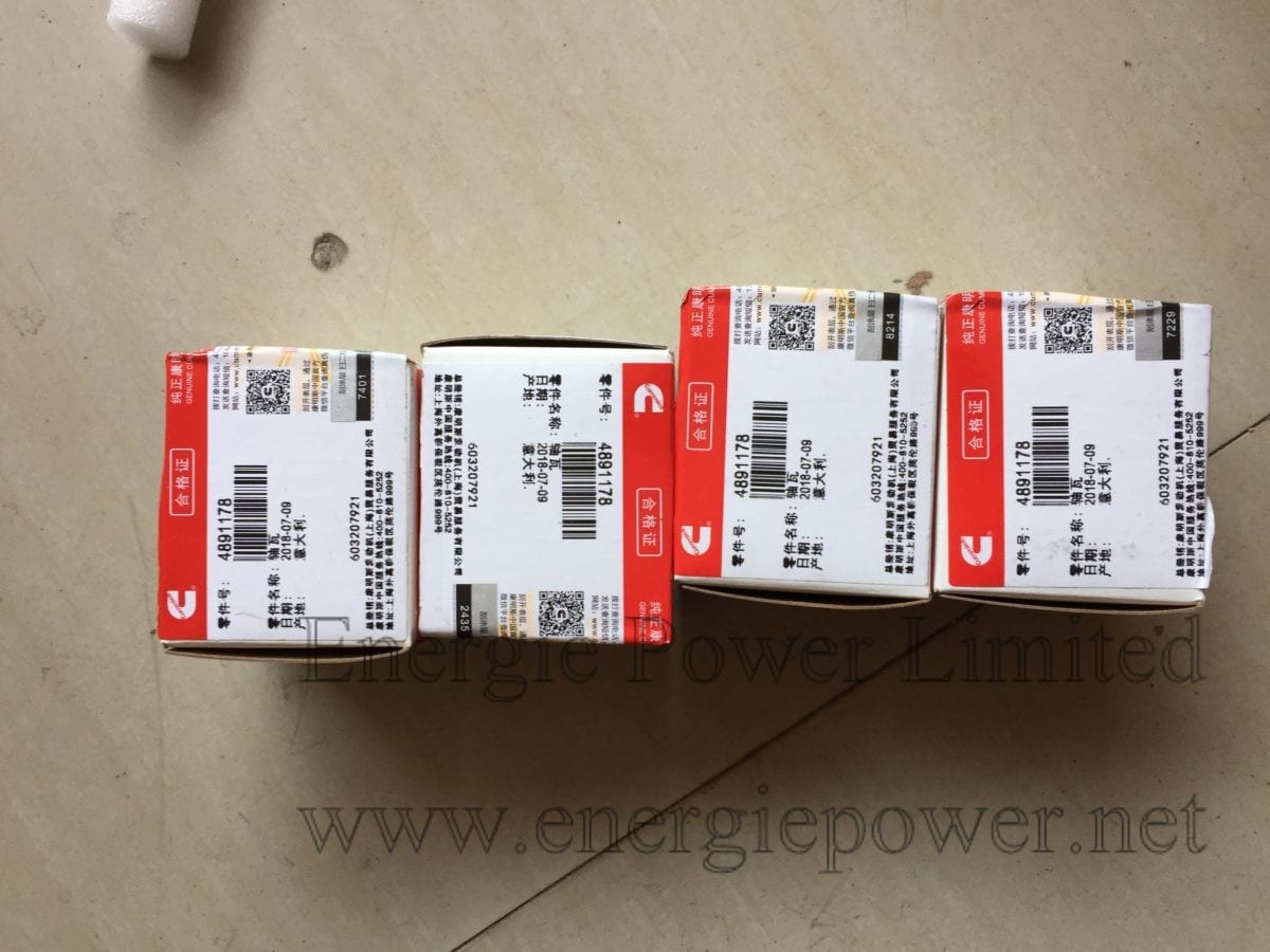 Main Parts list for Cummins 4BTA engine